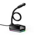 axGear Gaming RGB Desktop USB Microphone Voice Recording Speech ...