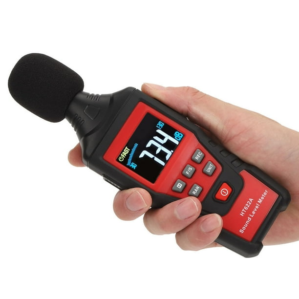 Noise Meter HT622A 30dB-130dB Digital LCD Sound Level Meter Voice ...
