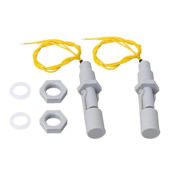 2x Gray Duckbill Side Water Level Sensor Liquid Float Switch Tank Pool ...