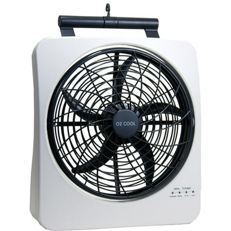 O2Cool 10" Smart Power Rechargeable Swivel Fan - Walmart.com