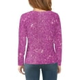 Boys Girls Sparkle-Print Tshirt Long Sleeve Crewneck Shirt Casual ...