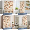 Abstract Ocean Gradient Coral Shower Curtain Set, Waterproof Shower ...