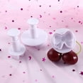 3 pieces/set bow candy embossing Pastry Cutters Pattern Stamps sugar ...