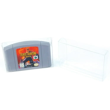 Super Nintendo SNES Game Cartridge Plastic Box Protector Cases Clear ...