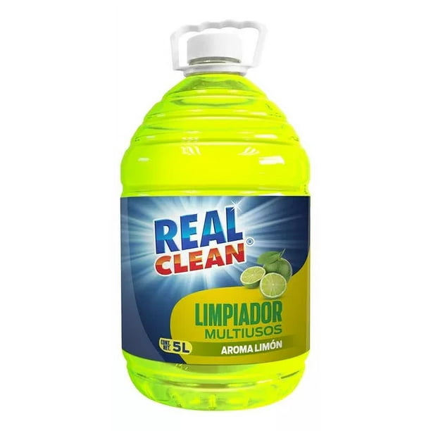 Limpiador Multiusos Y Aromatizante Real Clean 5 Lts Limón Instant Clean ...