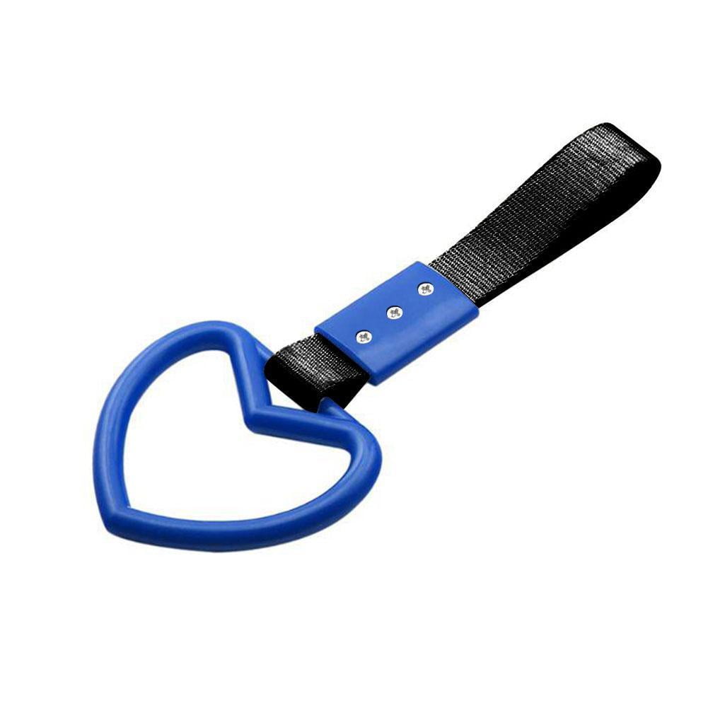 Heart-shaped Car Static Belt Decorative Warning Loops Rear Bumper ...