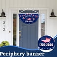 Anmrize American Flag, 1776-2026 Usa 250th Anniversary Half Round Fan ...