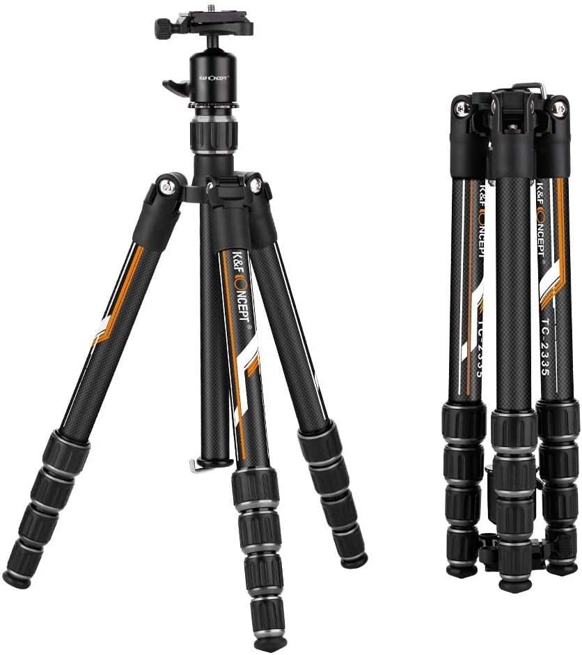 Carbon Fiber Tripod Kandf Concept Tc2335 Lightweight Carbon Camera Tripod