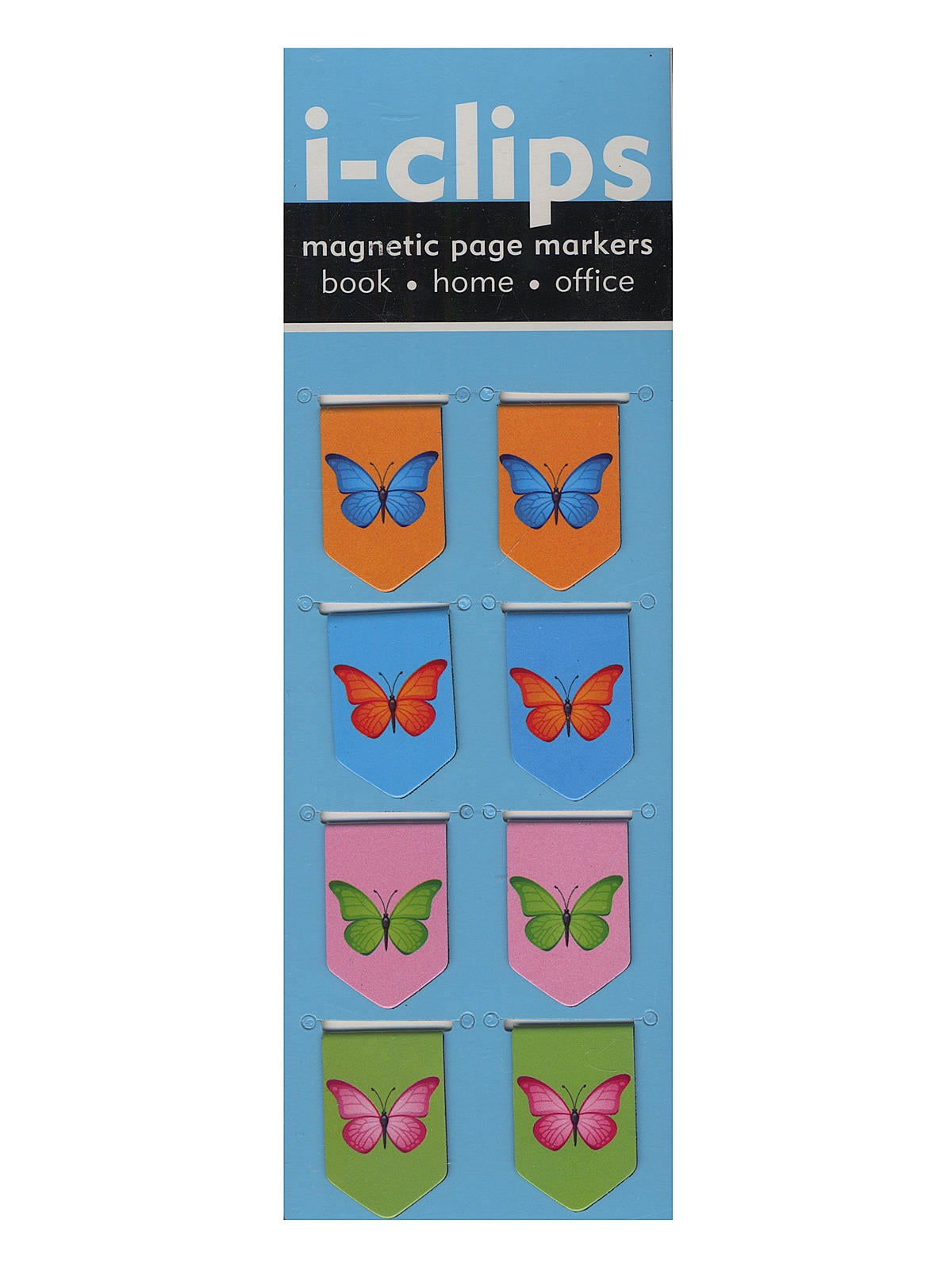 i-Clips Magnetic Page Markers Butterflies (pack of 6) - Walmart.com