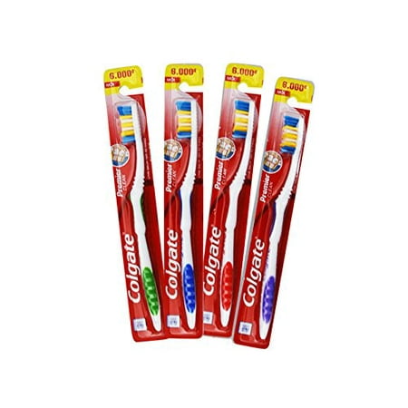 Colgate Premier Classic Clean Medium Toothbrush (Card of 12) | Walmart ...