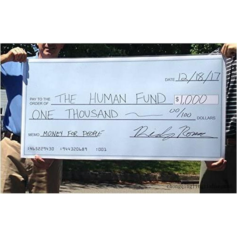 Big Checks For Photo Ops