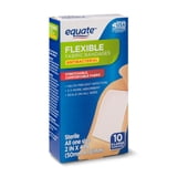 Equate Flexible Antibacterial Fabric Bandages, 10 Ct - Walmart.com