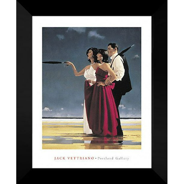 Jack Vettriano Framed Art Print 20x24 "The Missing Man I" - Walmart.com ...
