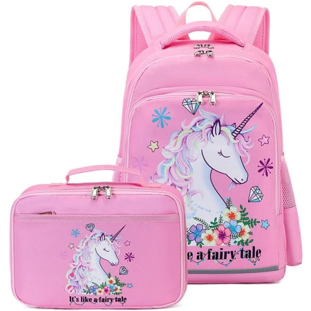 Girls Preschool Backpack for Kids School Bookbags Unicorn Backpack with ...