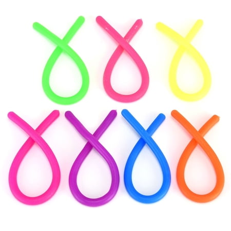 Merkmak Stretchy Strings/Noodles 6 Pack Stress Release Toy Pressure ...