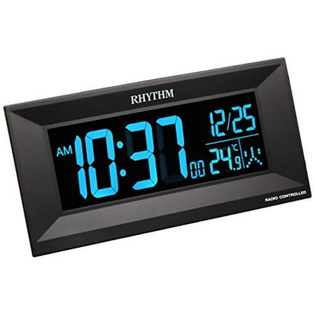 Rhythm Clock Radio Alarm Clock Digital Iroria M Iroria M Gradation LED ...