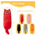 BESTSKY 5Pcs Catnip Toys,Funny Cat Toy,Bite Resistant Cat Toys,Indoor ...