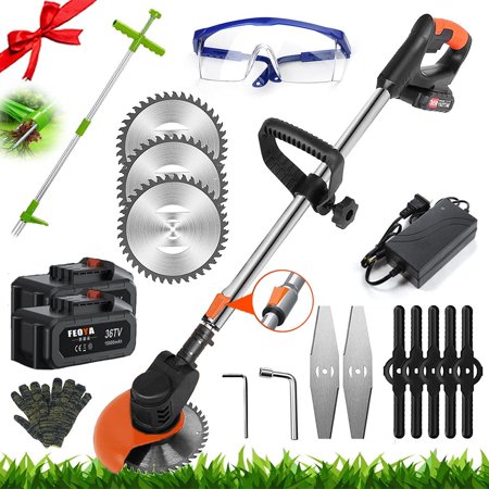 Cordless Electric Lawn Mower Portable Small Stretchable String Trimmer ...