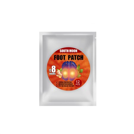 12 Pcs/Bag Wormwood Foot Patch Body Self-Heating Self-Heating Detox ...