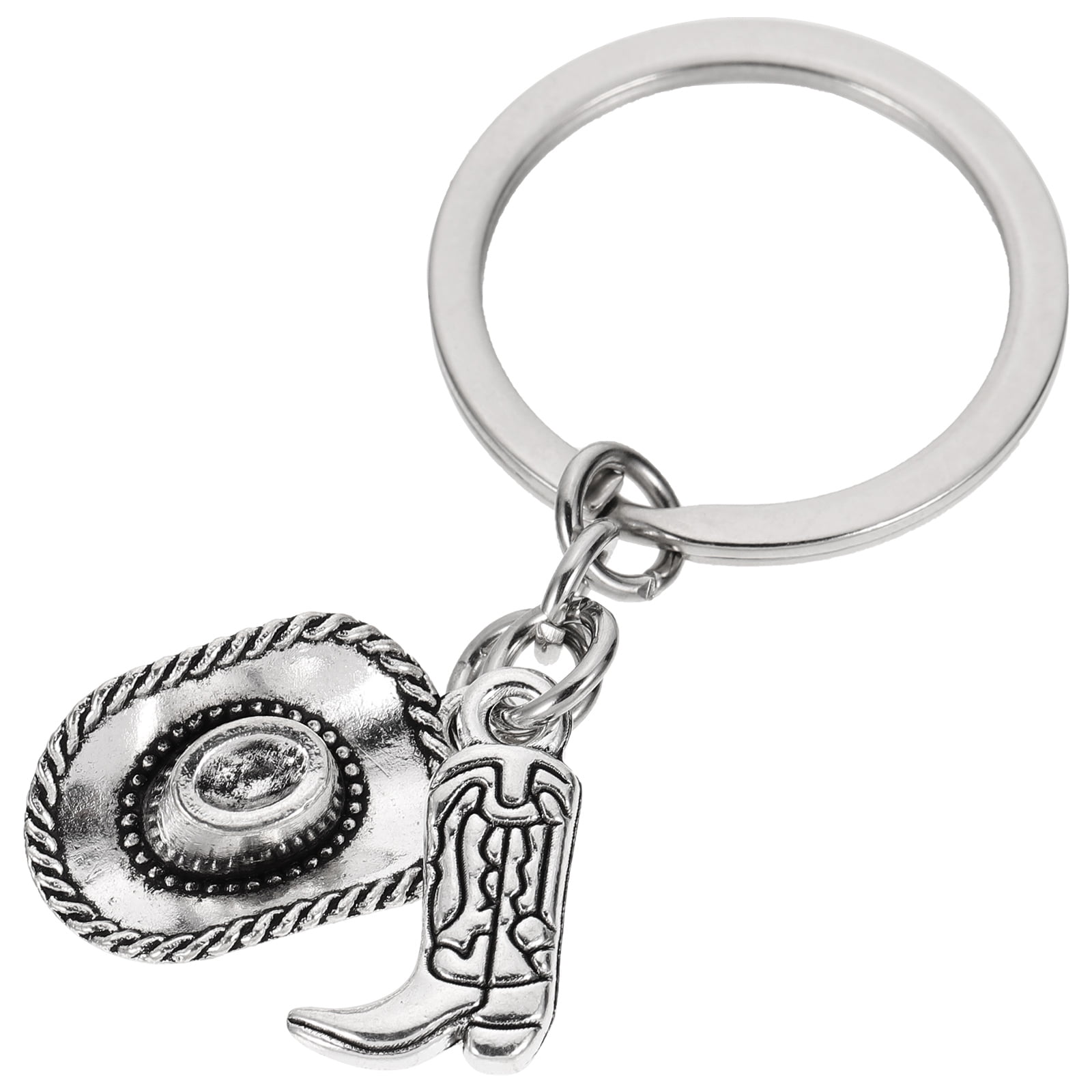 Click here for Qusenong Cowboy Hat Riding Boots Pendant Key Chain... prices