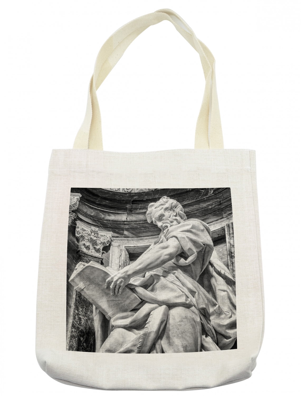 Retro Tote Bag, Architectural History Stone Art in Rome City Italy ...