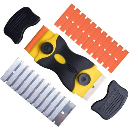 Plastic Double Edged Glass Scrapers Double Sided Ceramic Hob Scraper ...