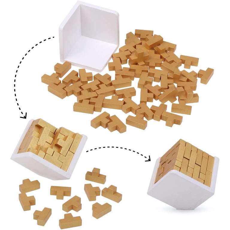 Moldable Shape Puzzle 3D 216 Challenge Puzzle Game - Logic Mind Puzzle ...