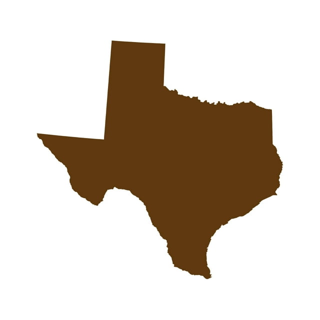 Texas Shaped Sticker Decal Die Cut - Self Adhesive Vinyl - Weatherproof - Made in USA - Many ...