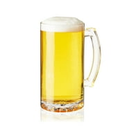 26oz XL Glass Beer Mugs Heavy Duty/Restaurant Quality Glass Mugs with ...