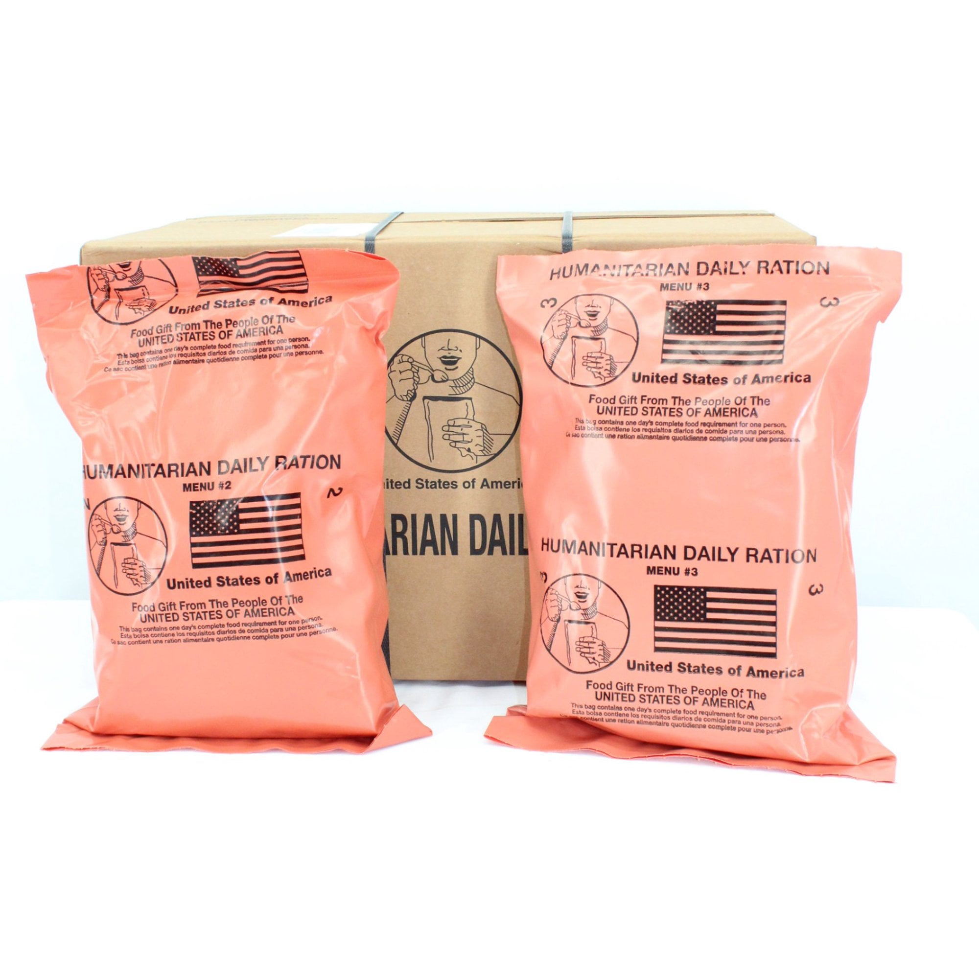 Ammo Can Man Mre MRE Case 5 US FEMA Emergency Rations MRE Humanitarian ...