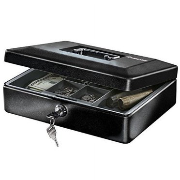 SentrySafe DCB-12 Deluxe Cash Box with Cash Drawer and Bill Clips 0.21 ...