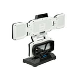 HART 10,000 Lumens Portable LED Work Light, Adjustable, Foldable, Black ...