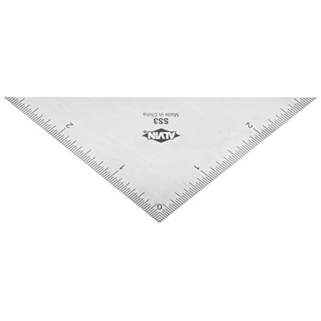 Alvin, Triangle Stainless Steel Ruler - 3 Inches | Walmart Canada