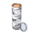 20oz Stainless Steel Mug Reusable Tumbler With Lid And Straw For Hot ...