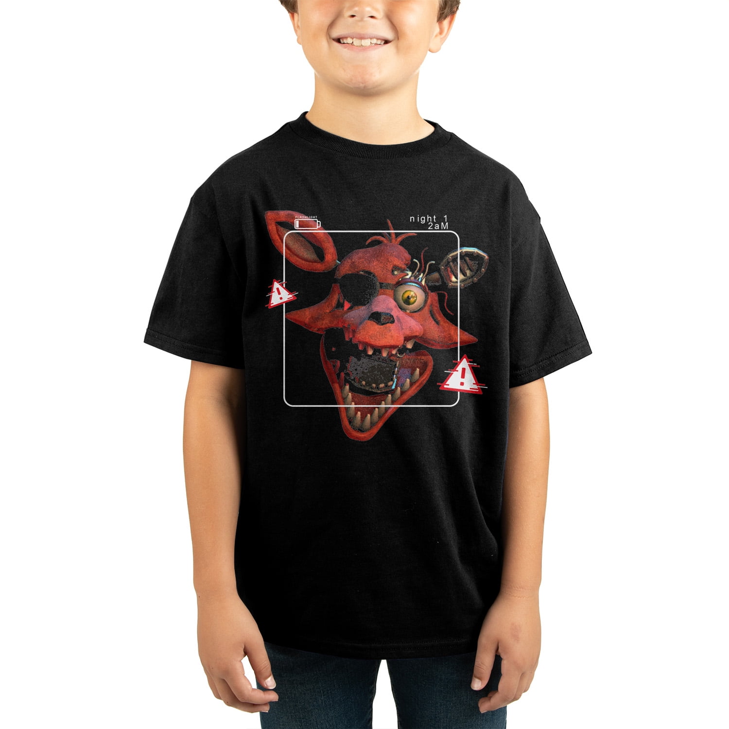Click here for Bioworld Five Nights At Freddys Foxy Kids Black T-... prices