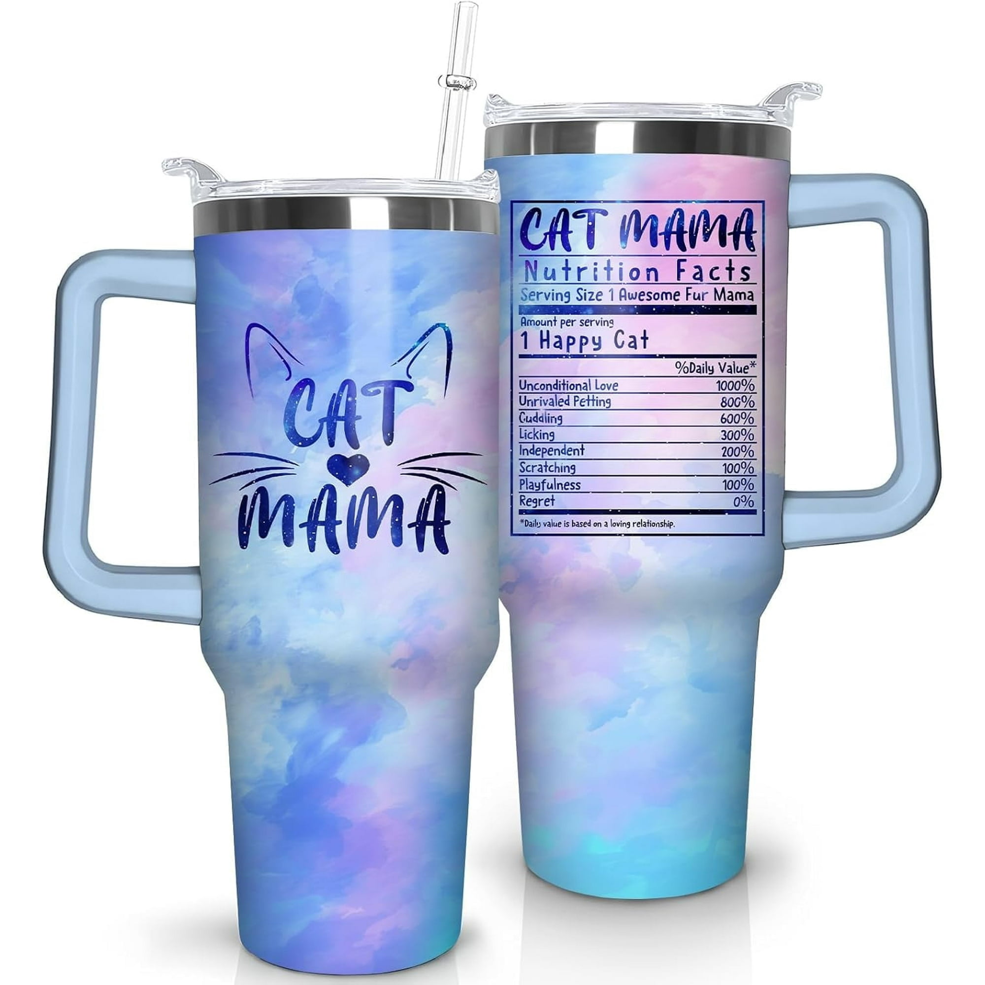 Click here for Yttwlvke 30 Oz Cat Mama Tumbler With Handle And St... prices