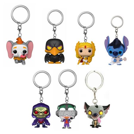 Funko Pop Dumbo Diablo Shire Sheila Coyote Skeleton Raven Keychain Doll ...