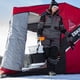 Eskimo Eskape 2600 2 Person Insulated Ice Fishing Sled Shelter Hut ...