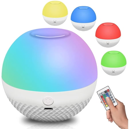 Led Night Lights Can Charge Remote Control Color Night Lamp | Walmart ...
