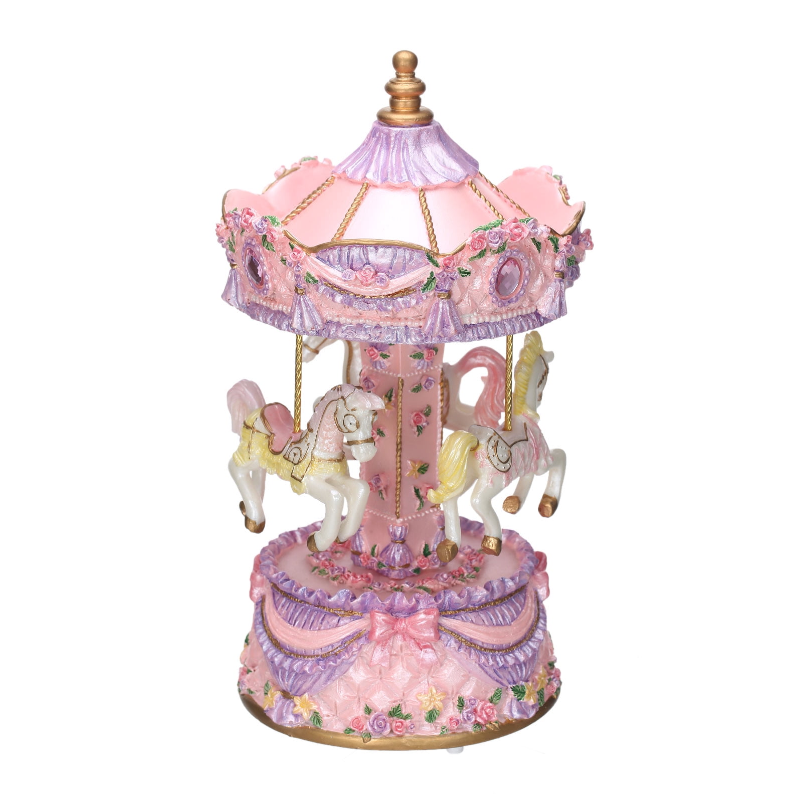 Carousel Music Box with LED Light Music Case Luminous Children Toy ...
