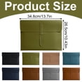 A4 Faux Leather Envelope Document Folder,10.4x13.7" Flap Closure ...