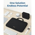 Bagsmart Upgrade Laptop Sleeve Case Compatible With 15 16 Macbook Hp