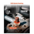 Induction Heater Bolt Removal Kit 1100W 110V, Magnetic Nut Buster Tool ...