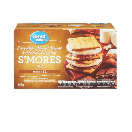 Great Value Chocolate Almond Nougat and Maple Flavoured S'Mores Kit ...