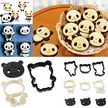 Lubelski Cartoon Cute Panda Cake Cookie Cutter Candy Kitchen Decorating ...