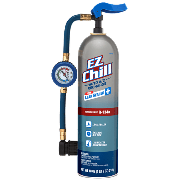 EZ Chill R-134a AC Recharge Kit with Leak Sealer Plus - Walmart.com