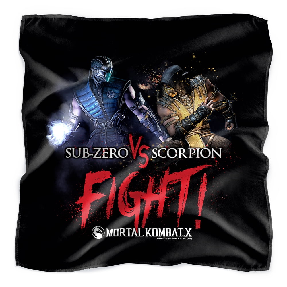 Mortal Kombat X Fight Bandana (21 in x 21 in) - Walmart.com