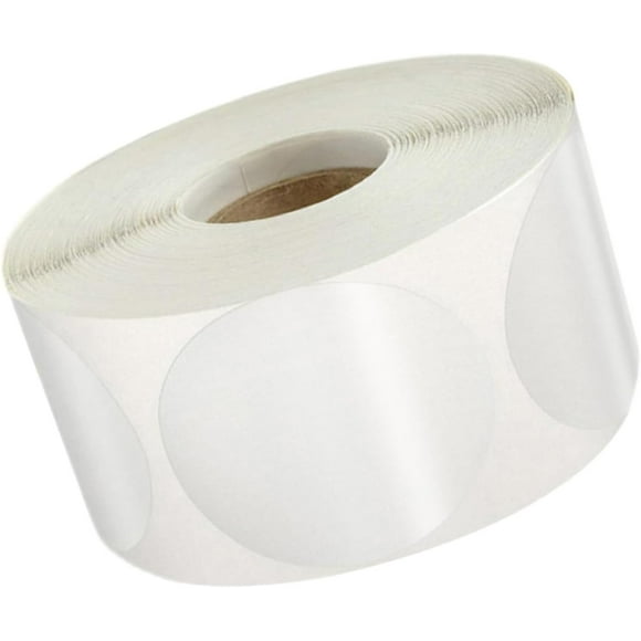 Clear Circle Seal Sticker