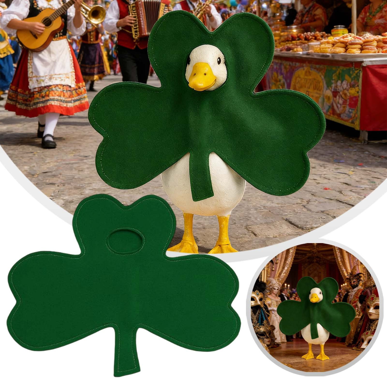 Click here for Lfkerwmg St Patricks Day Porch Goose Outfit With H... prices