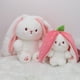 Joyivity Reversible Strawberry Bunny Plush Toy, Strawberry Rabbit ...